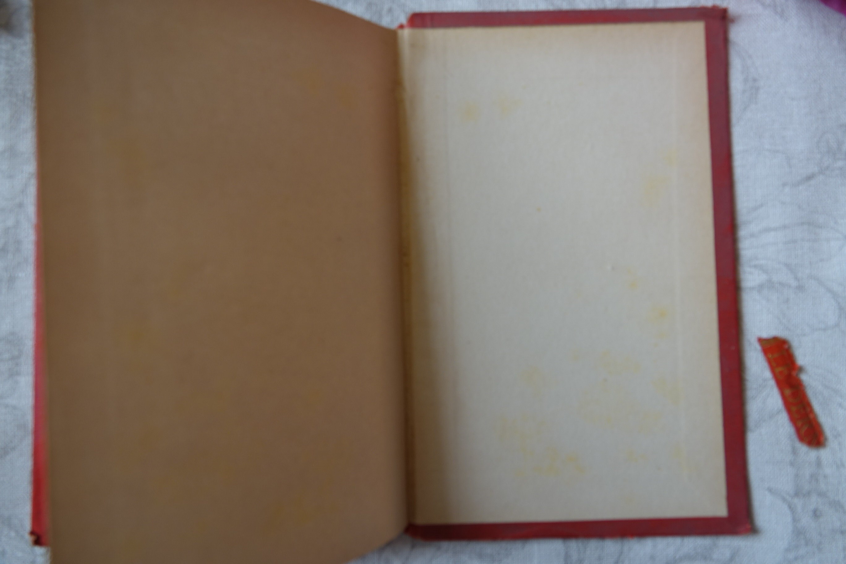 Very Vintage Red Book Cover Rooster Pattern for Making Journal - Etsy