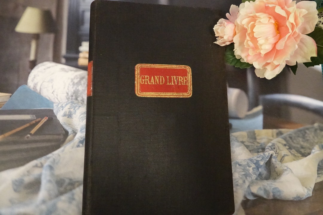 Large and Beautiful Vintage Accounting Ledger Cover - Etsy