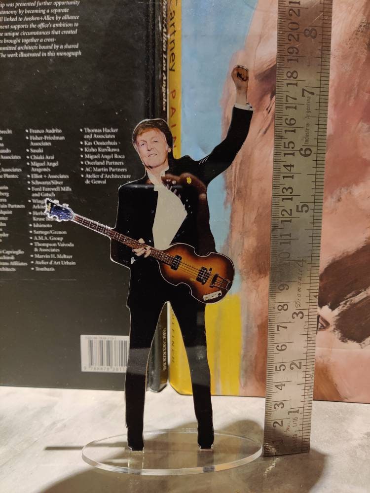 Paul McCartney 2010's standing figure cristal clear | Etsy