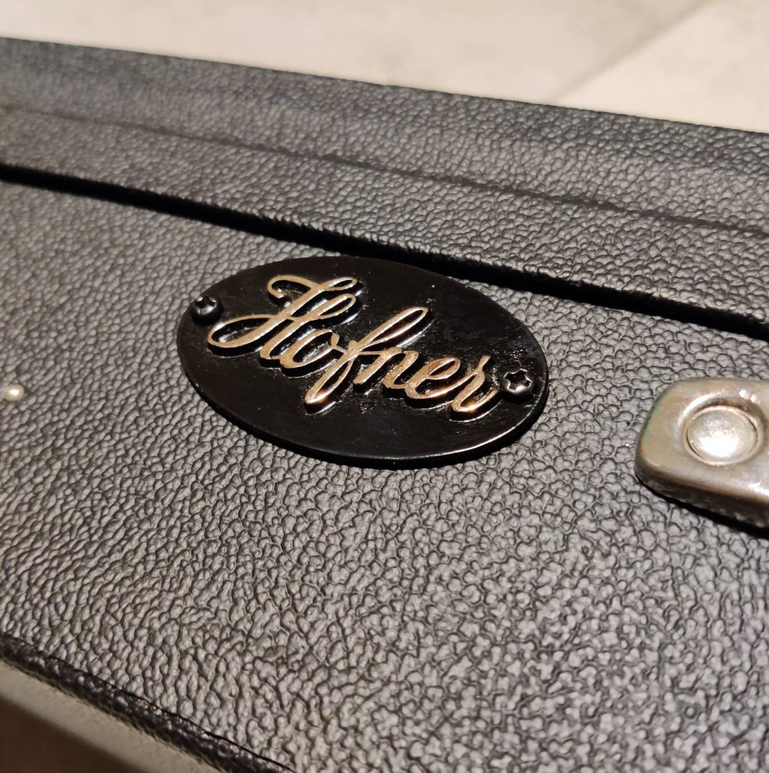 Metallic Badge Medal Nameplate Logo for Hofner Guitar or Bass Case - Etsy