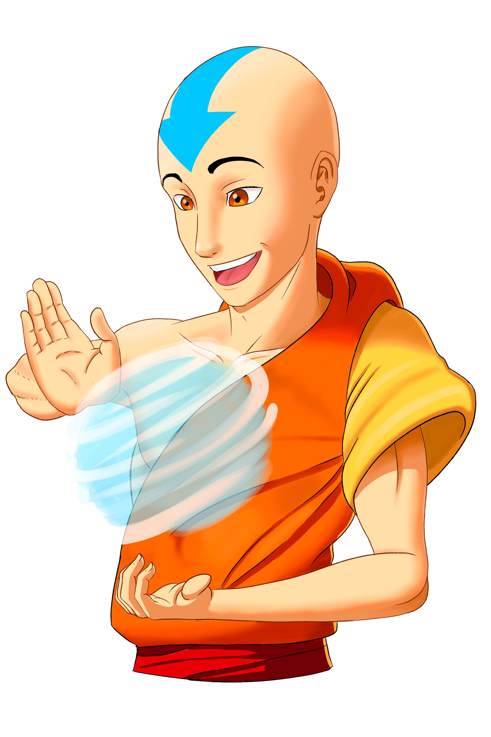 Aang Airbending Avatar the Last Airbender Sticker - Etsy
