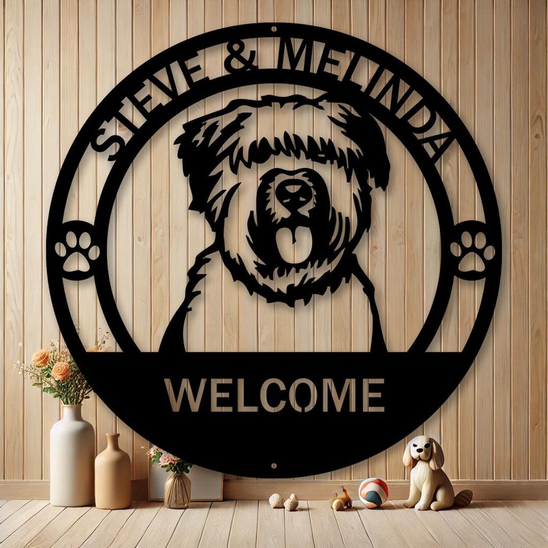 Personalized Bouvier Des Flandres Metal Sign Custom Pet Gifts - Etsy