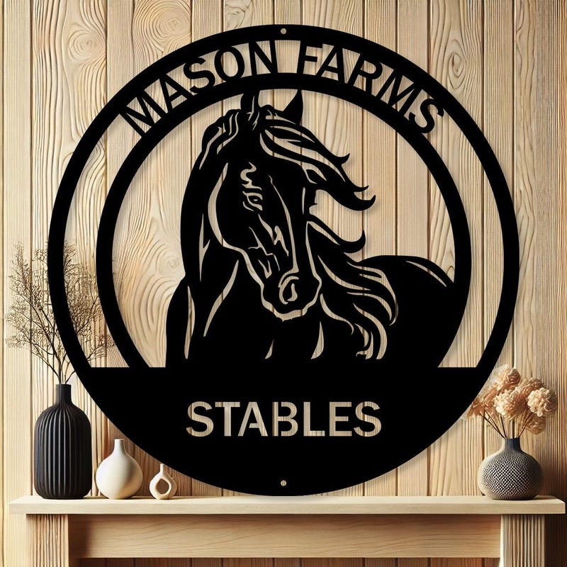 Horse Metal Art - Etsy