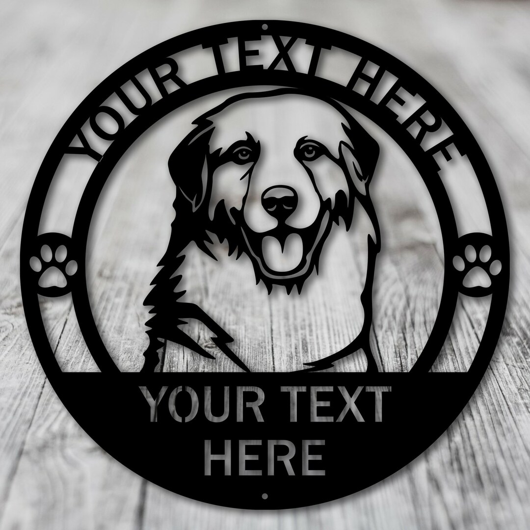 Personalized Great Pyrenees Metal Art Sign - Etsy