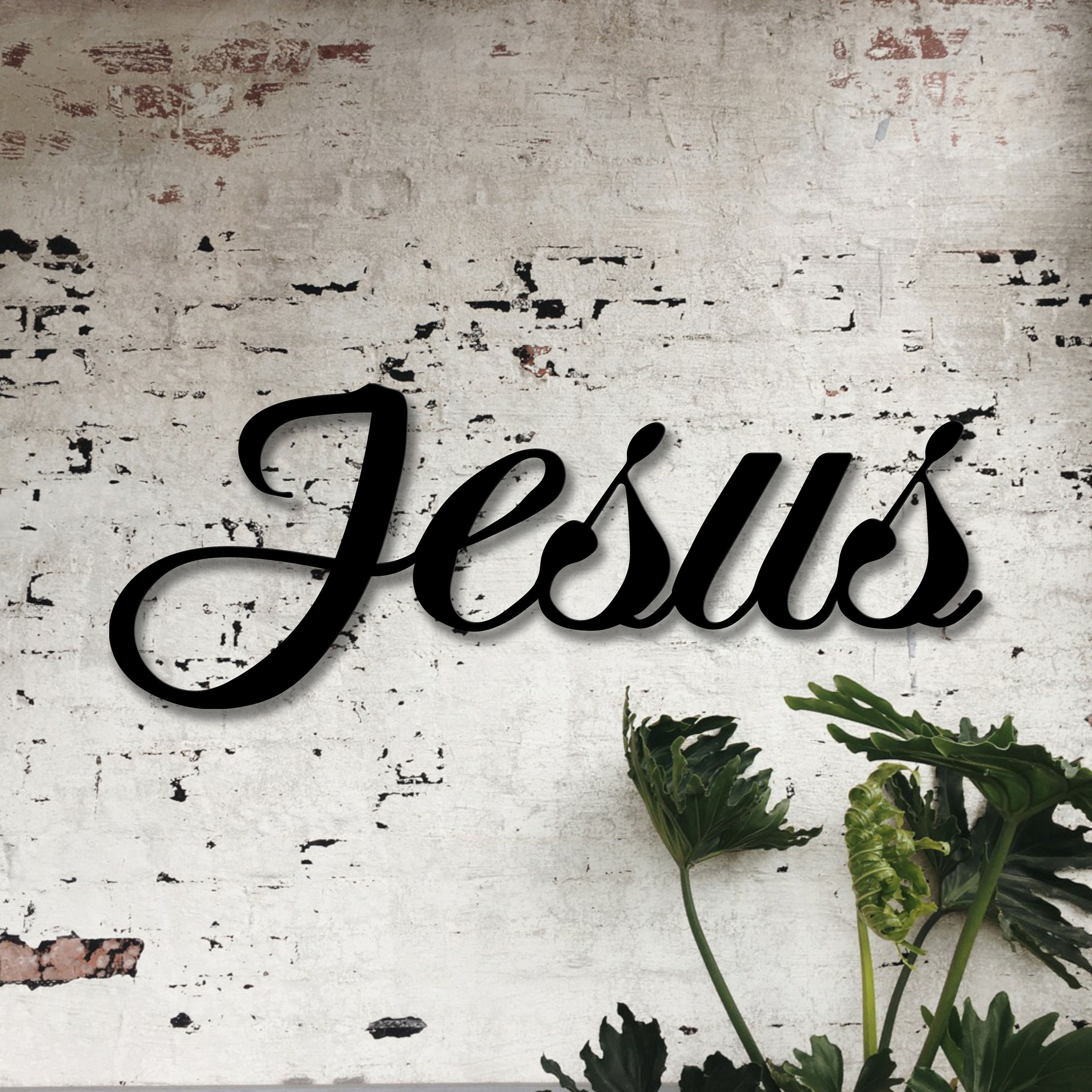 Jesus Name Written In Cursive Letters