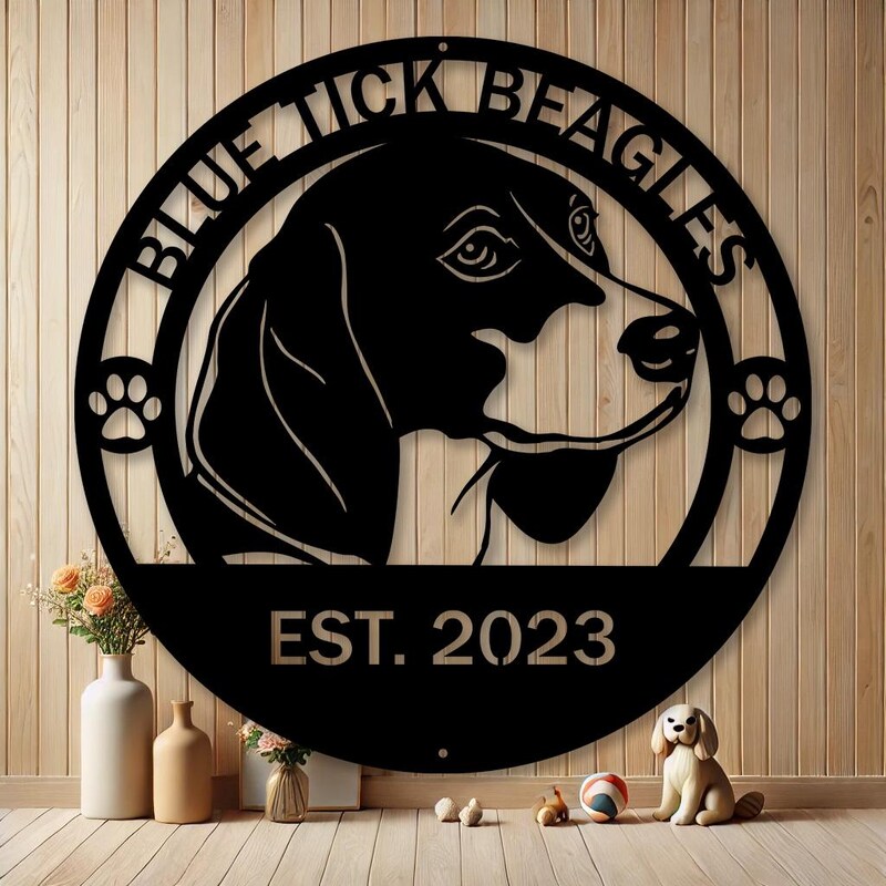 Beagle Metal Art - Etsy