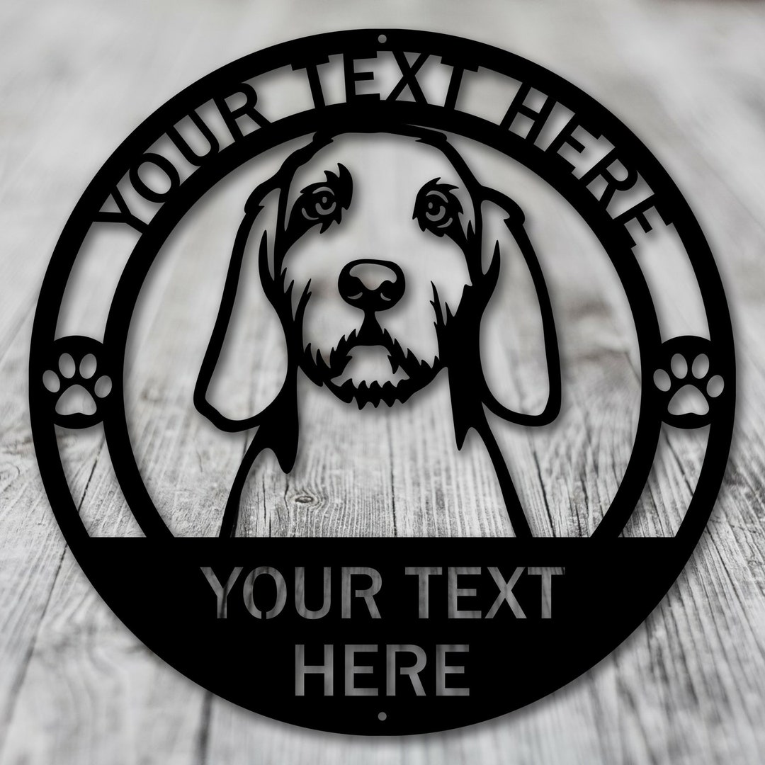Personalized Wirehaired Vizsla Metal Sign Handcrafted Custom Dog Wall ...