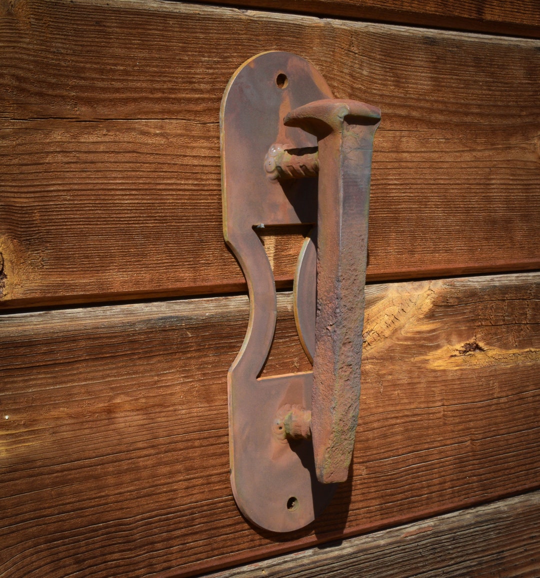 Railroad Spike Decorative Door Handle - Etsy