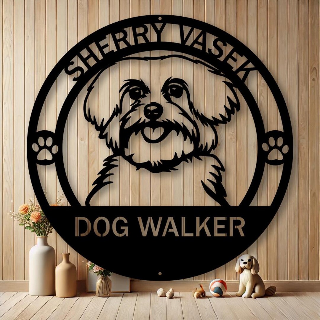 Personalized Maltese Dog Metal Sign Custom Pet Gifts - Etsy