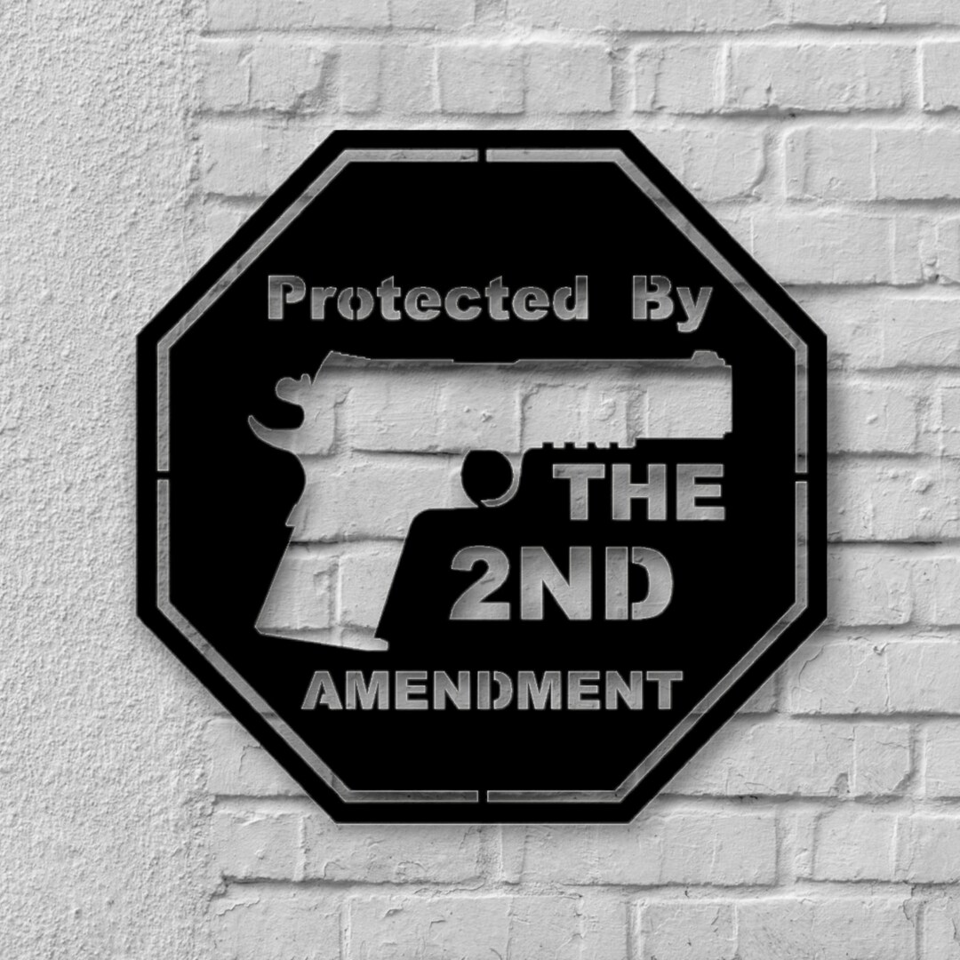Protected By The 2nd Amendment Sign - Etsy France
