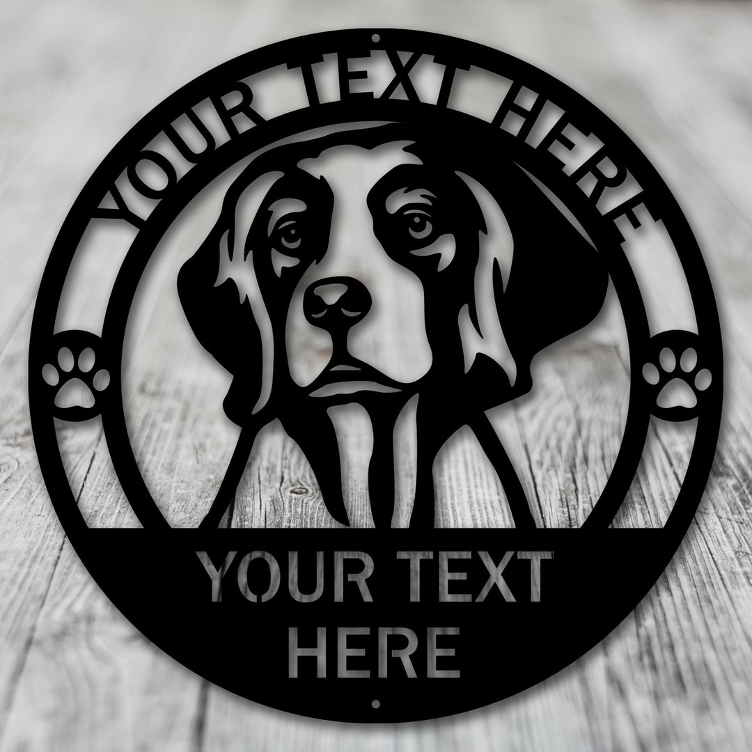 Personalized Irish Red and White Setter Metal Sign Handcrafted Custom ...