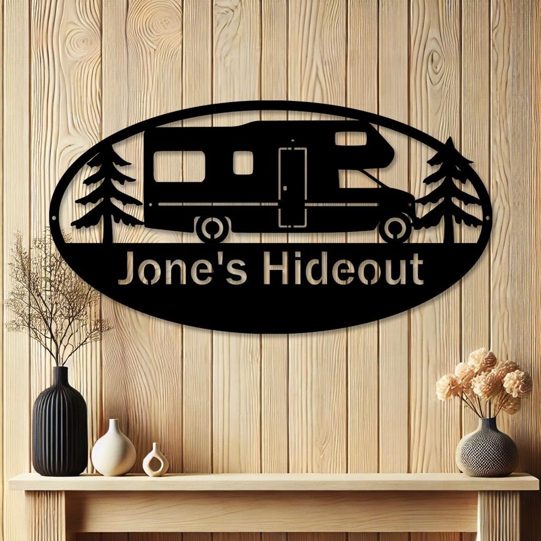Personalized Class C Over-cab Sleeper RV Motorhome Metal Sign | Custom ...