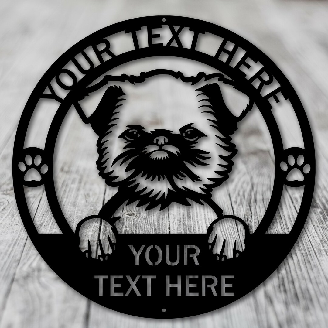 Personalized Brussels Griffons Dog Metal Art - Etsy