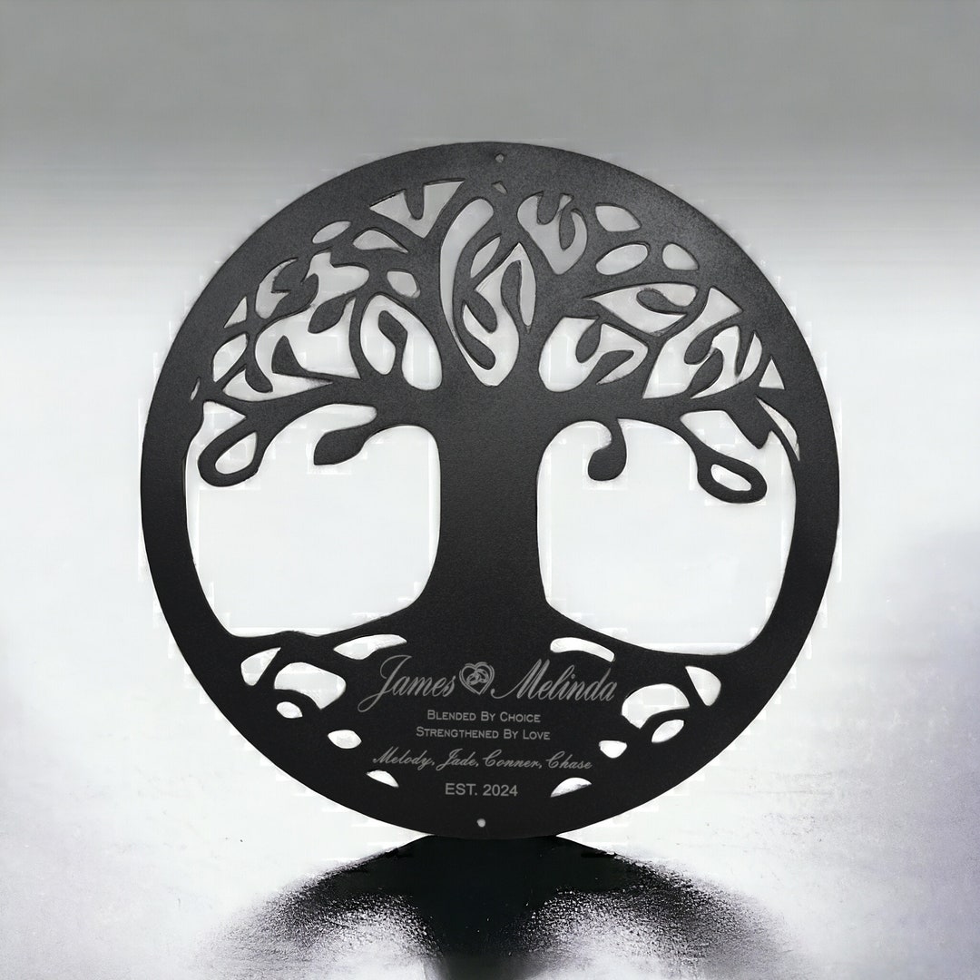Personalize Blended Family Tree of Life Sign Unique Wedding Gift - Etsy