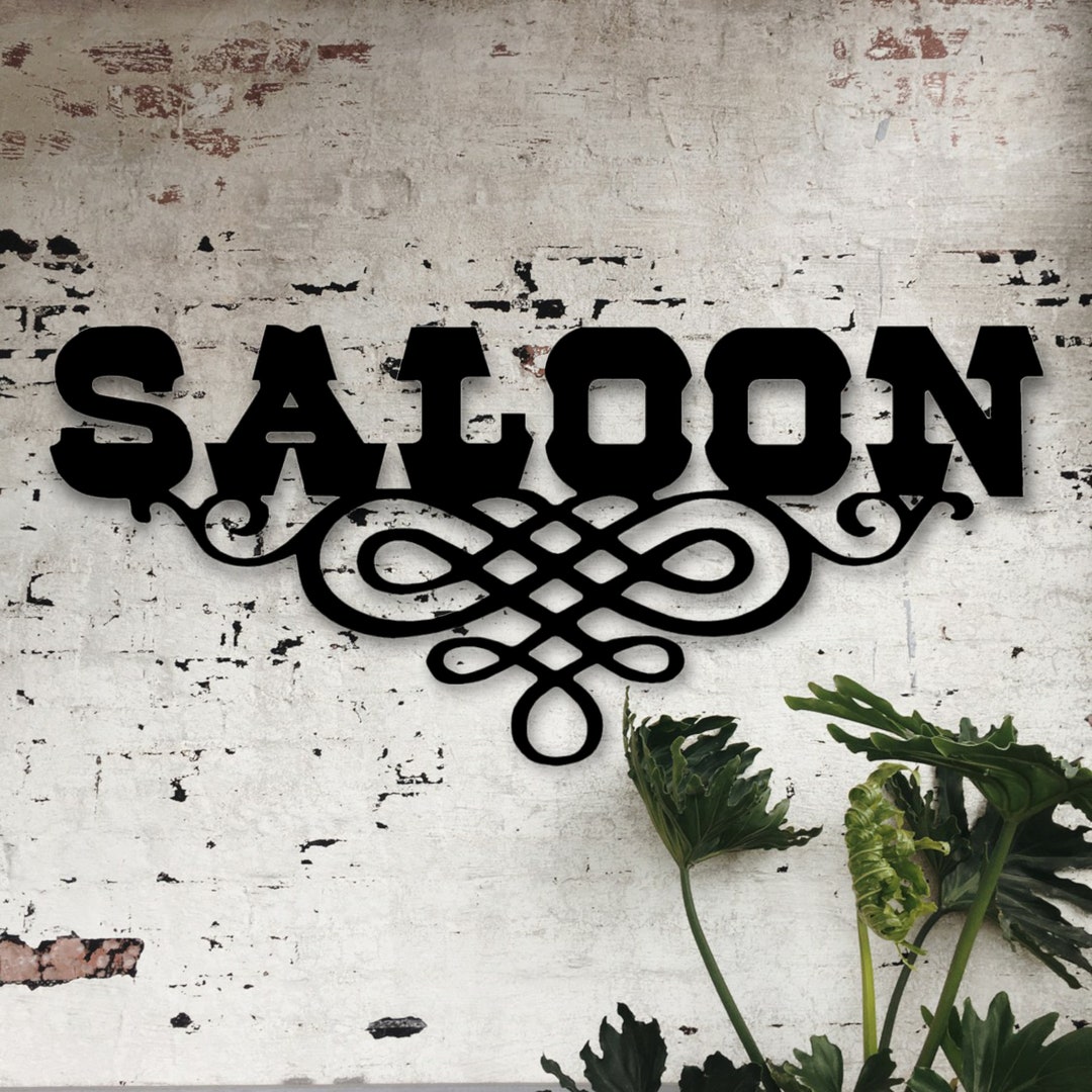 Saloon Bar Sign - Etsy