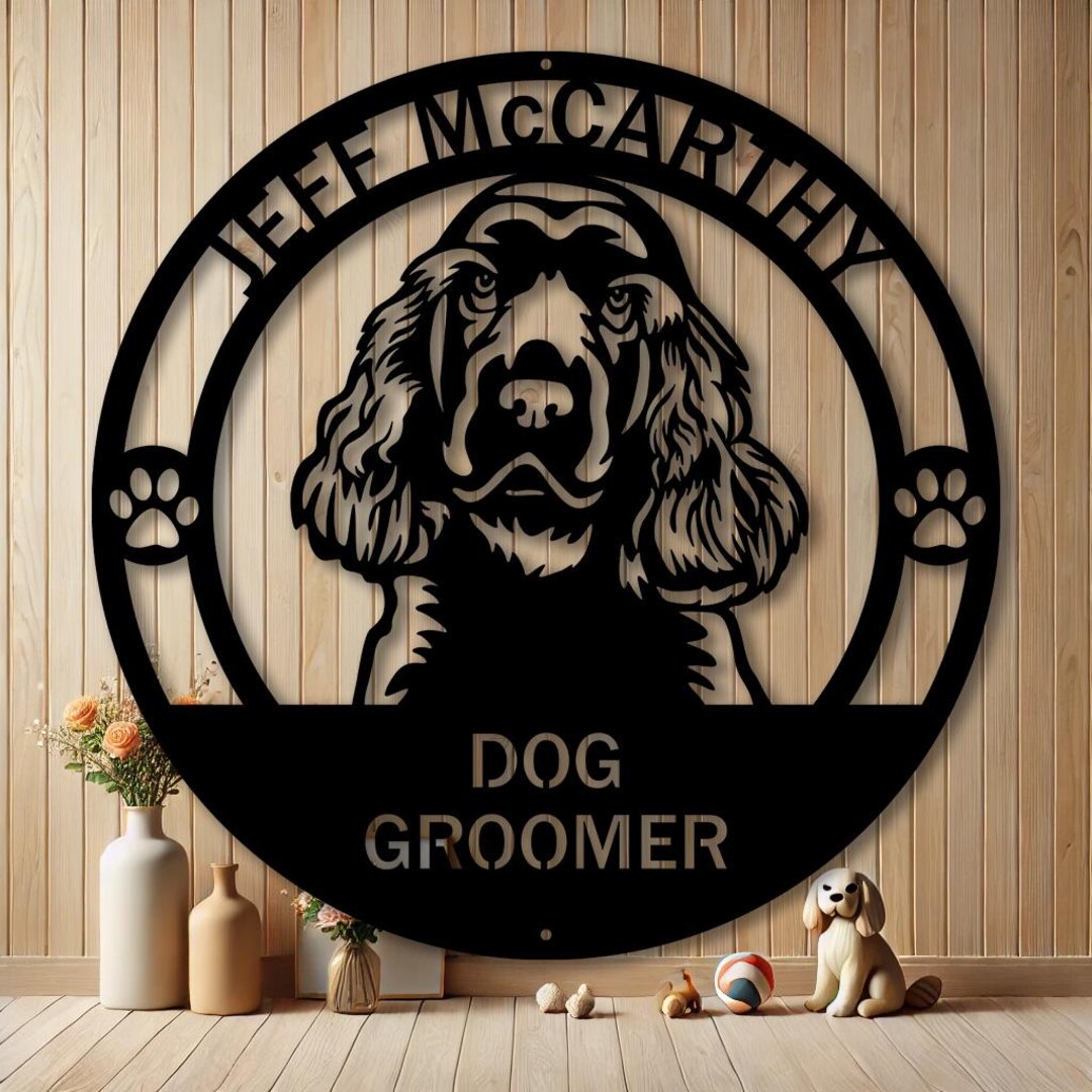 Personalized Sussex Spaniel Metal Sign Custom Pet Gifts - Etsy