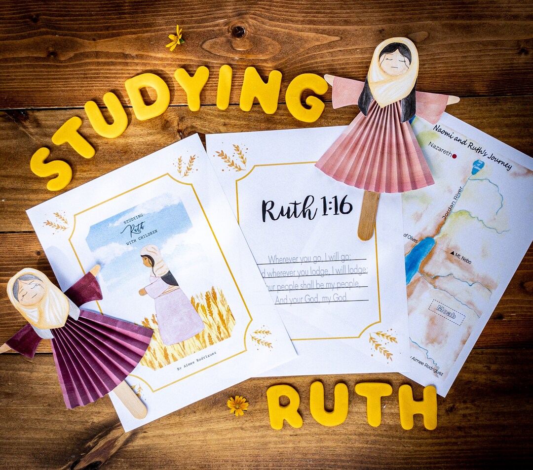 Ruth Bible Study Series for Sunday School, Homeschool Lessons, or ...