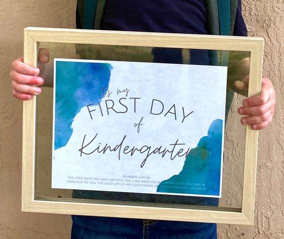 First Day of School Pre-k to 12th Grade Printable Photo Prop - Etsy