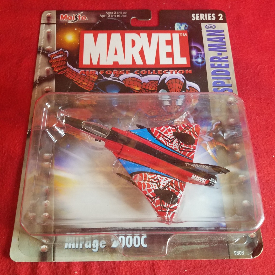 Spider-man Mirage 2000C Fighter Jet Plane Marvel Air Force - Etsy