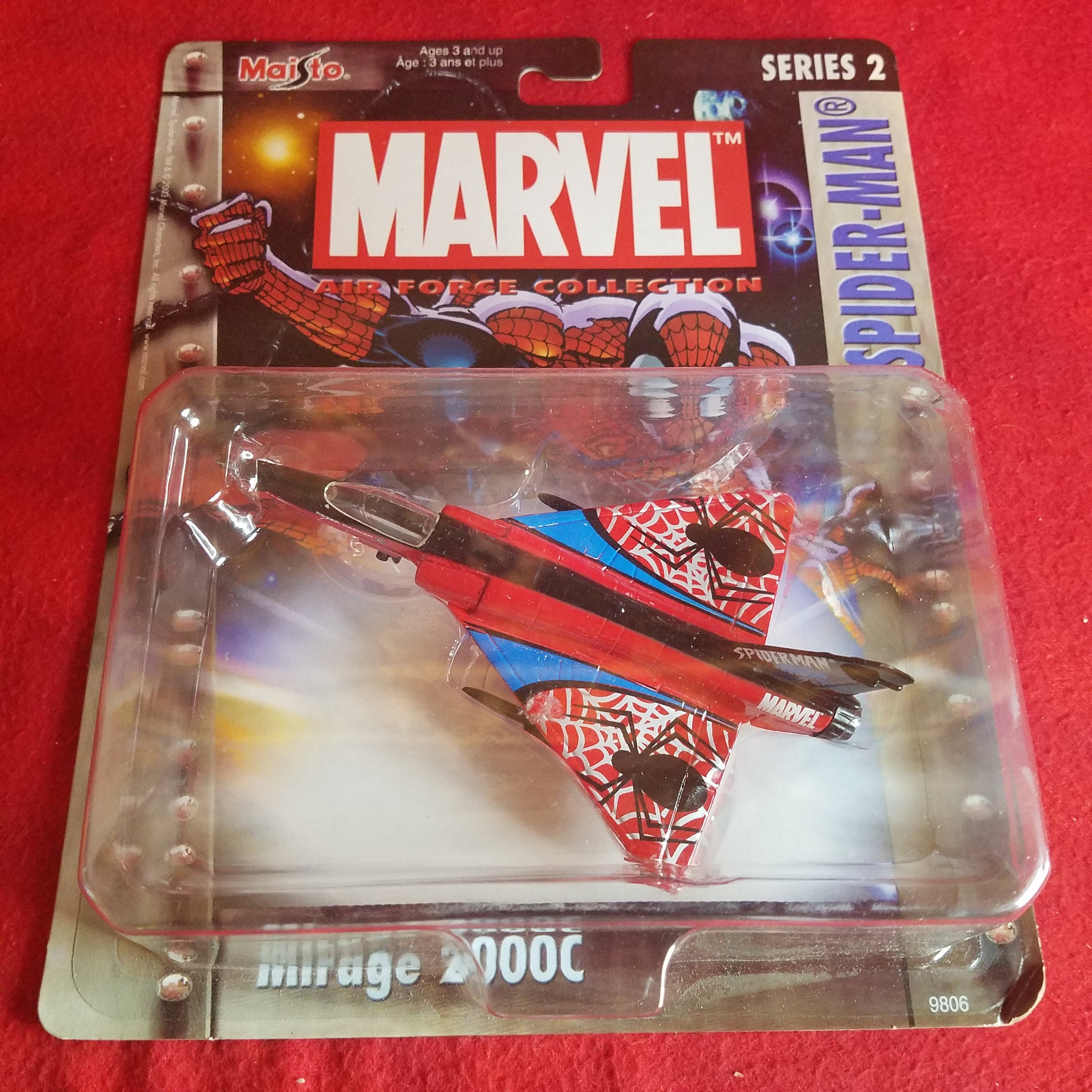 Spider-man Mirage 2000C Fighter Jet Plane, Marvel Air Force Series 2 ...