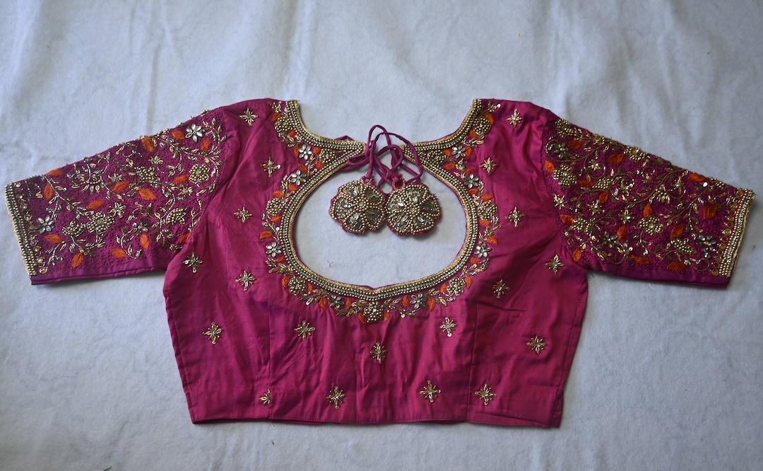 Beautiful Maggam Work Blouse for Wedding - Aari Work Blouse for ...