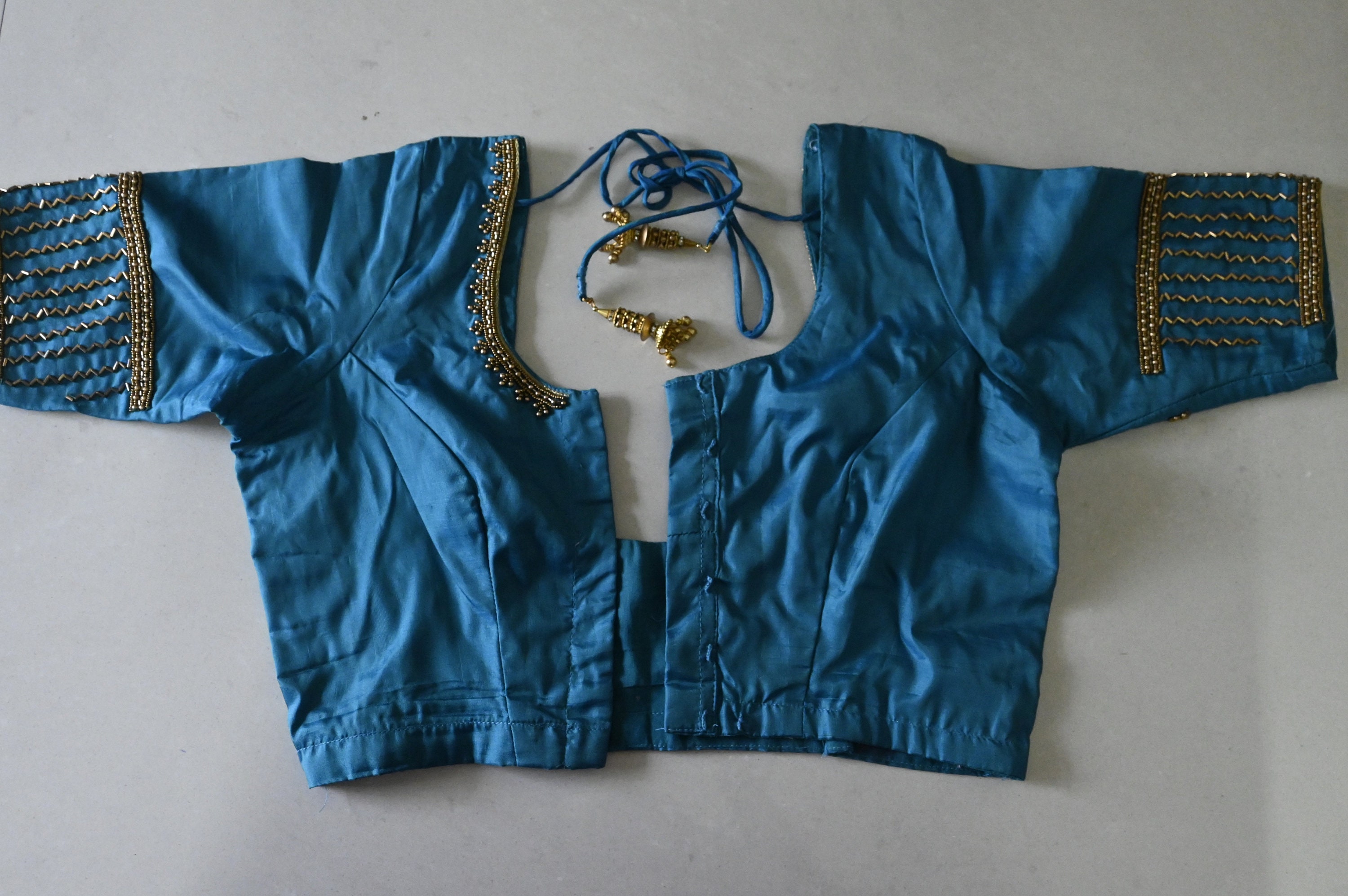 Blue and Green Double Shaded Blouse Availabe in All Colours - Etsy