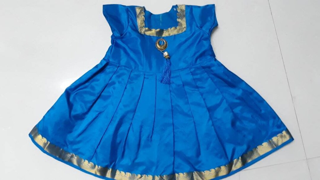 Infant Silk Frock: Indian Traditional Dress, Festival Wear - Etsy