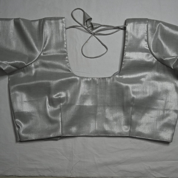 Silver Blouse - Etsy