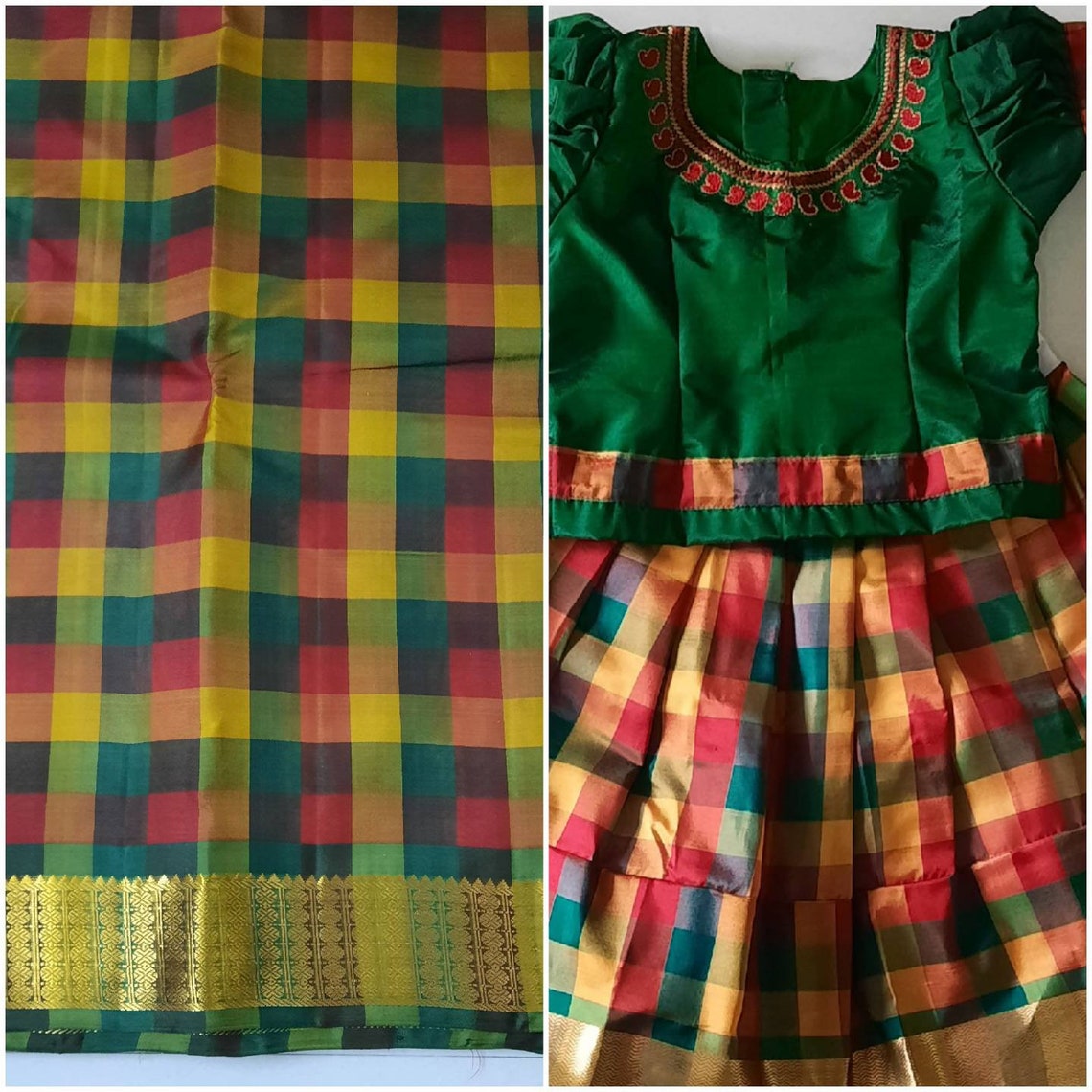 Ethnic Indian Dress for Baby Girl Party Wear India Multi - Etsy