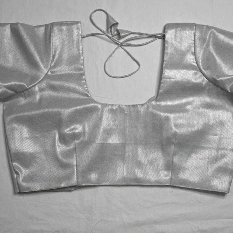 Silver Blouse - Etsy