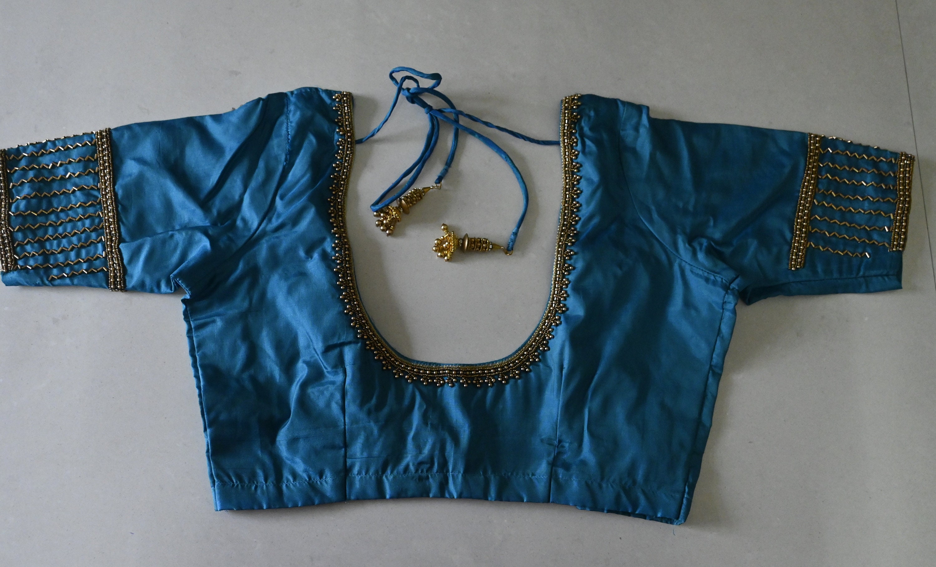 Blue and Green Double Shaded Blouse Availabe in All Colours - Etsy