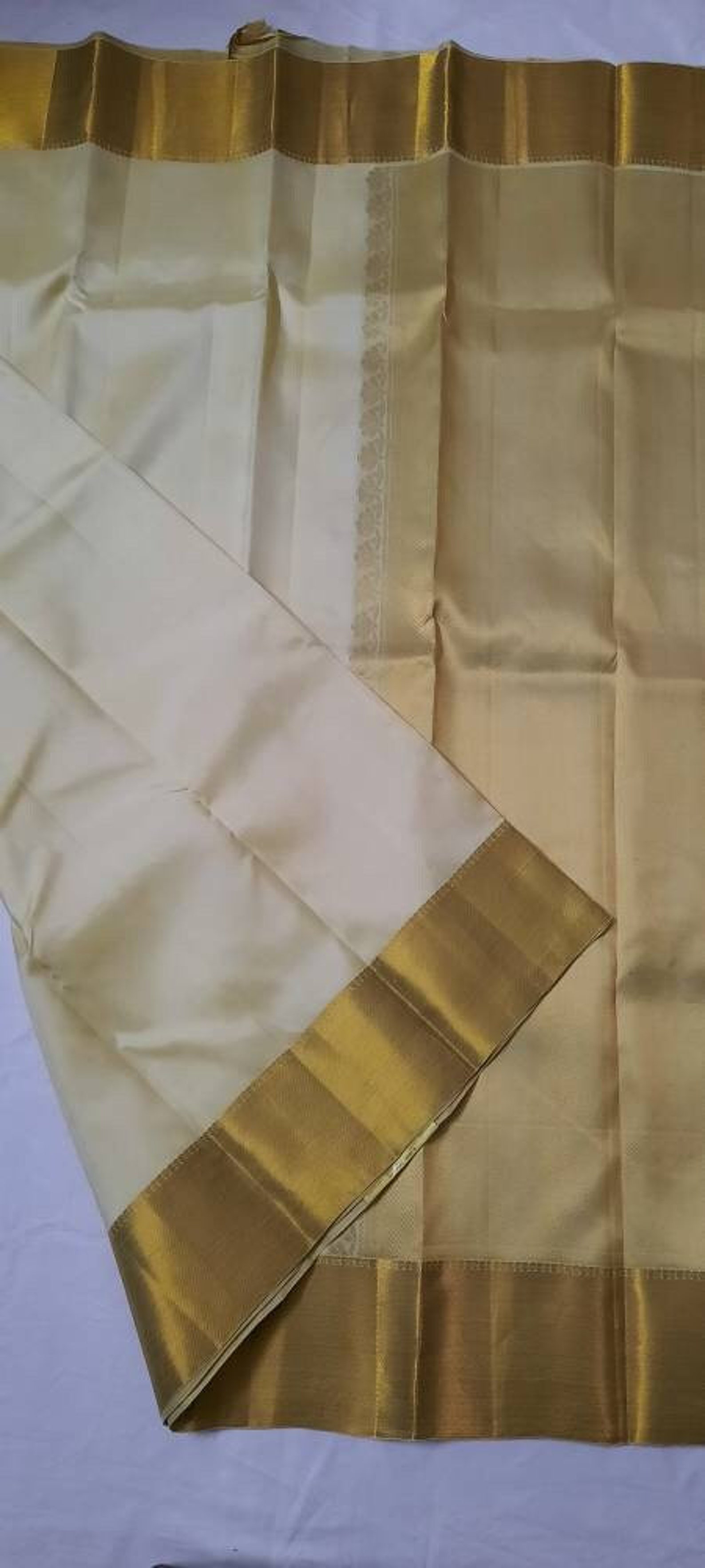 Traditonal Kerala Wedding Kasavu Saree Kanchipuram Pattu - Etsy