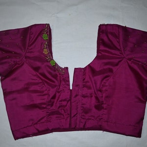 Aari Work Wedding Silk Saree Blouse Beautiful Hand Embroidery Blouse ...