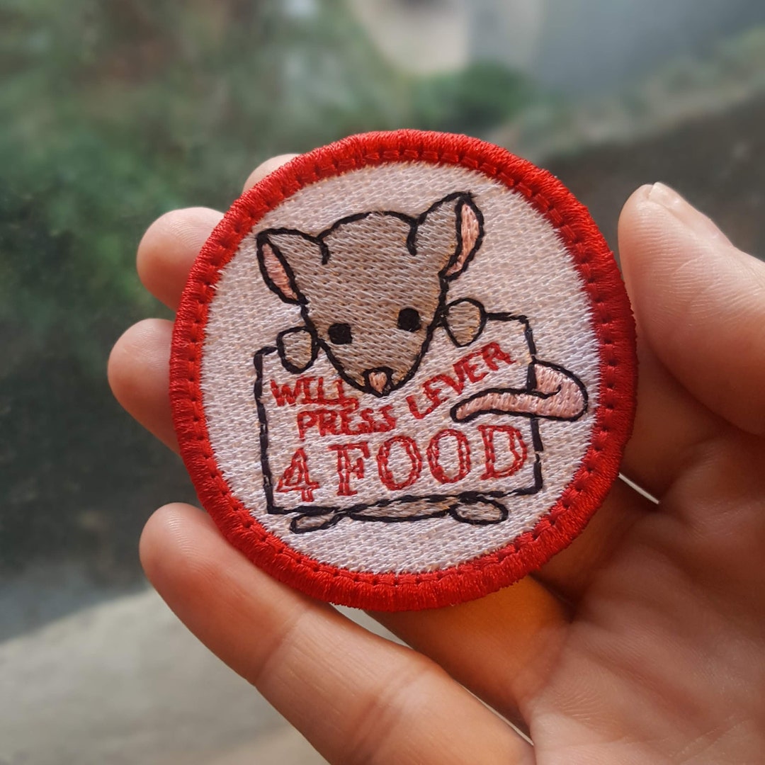 B.F. Skinner Rat Patch - Etsy