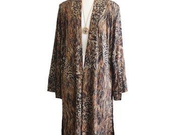 Animal Print Duster - Etsy