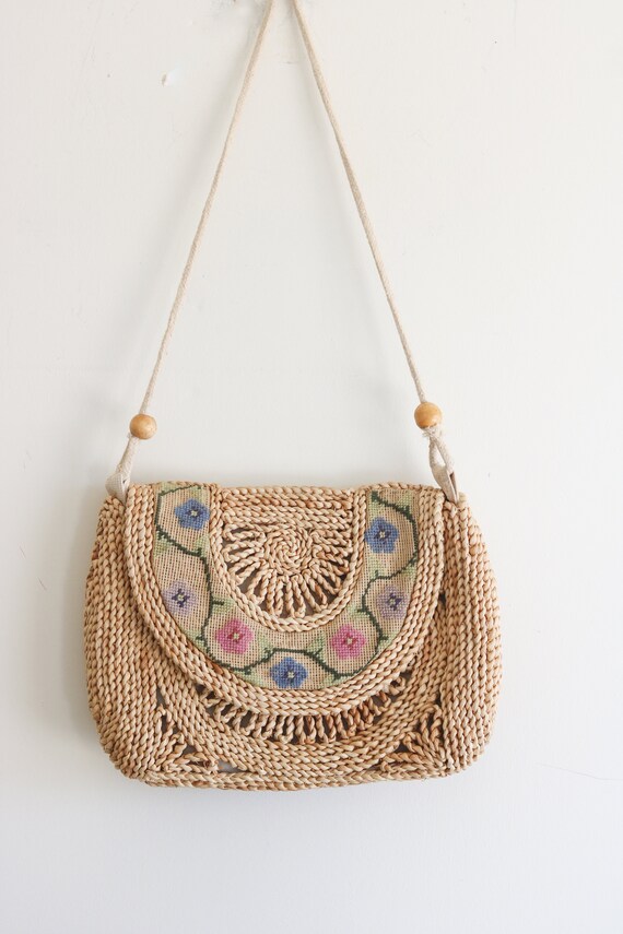 70s boho purse - Gem