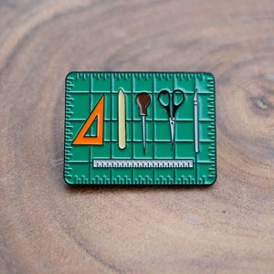 Book Artist Tool Kit Enamel Pin - Etsy