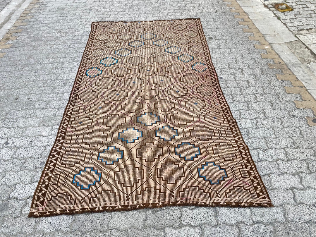 Cicim Kilim Rug Antique Kilim Brown Decor Hand Knotted - Etsy
