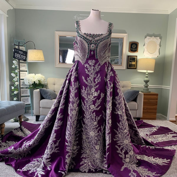 Purple Wedding Dress - Etsy