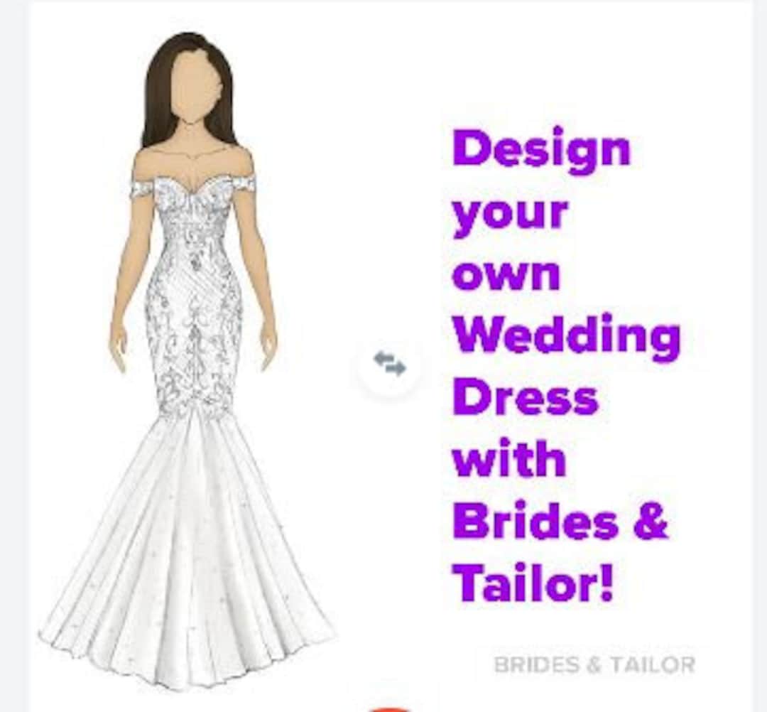 Custom Bridal Gown With Brides & Tailor / Design Your Own Wedding Dress ...