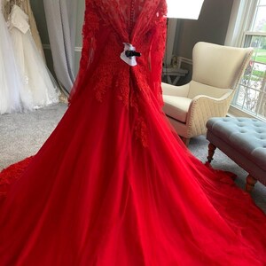 Alternative Red Wedding Dress - Etsy