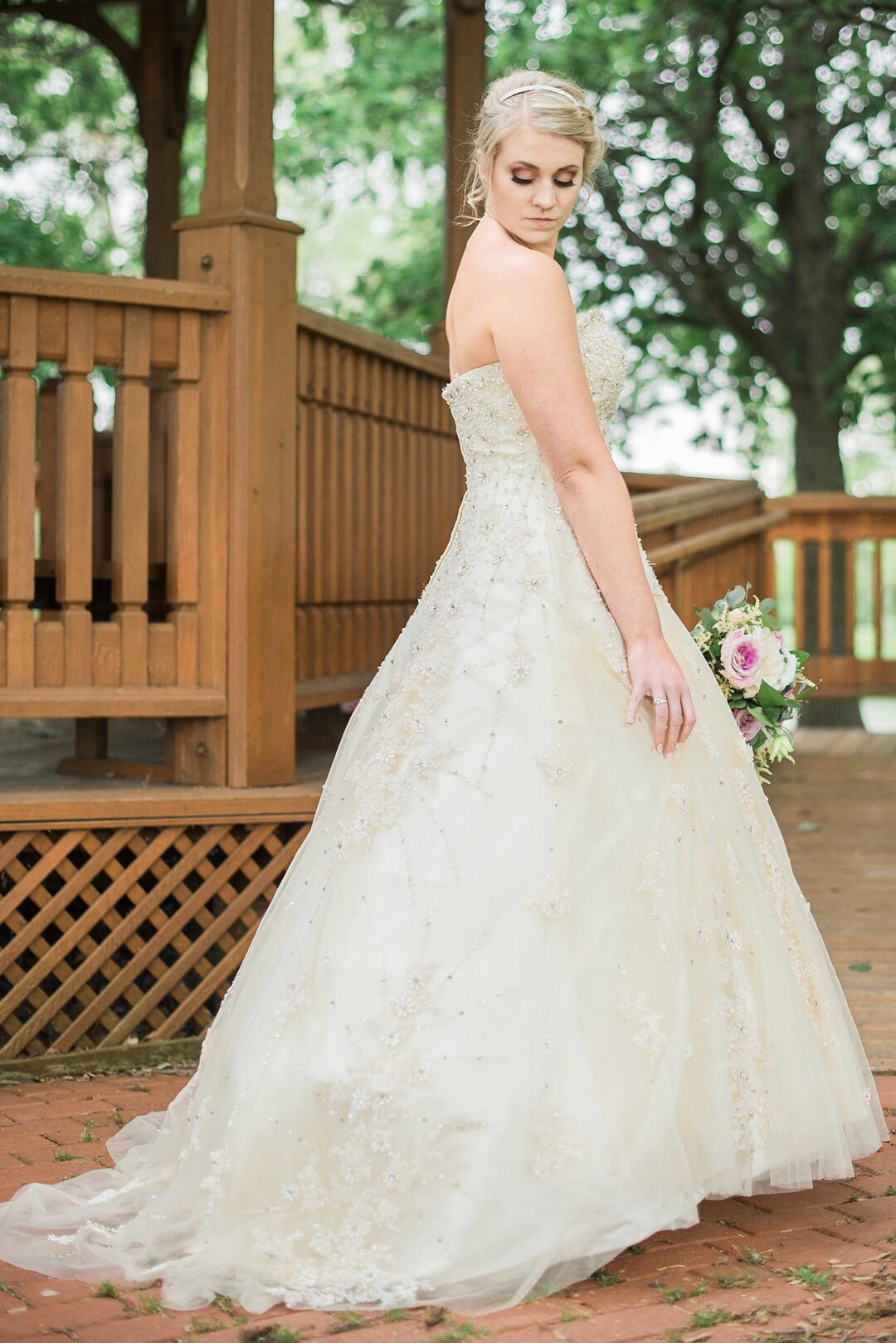 Cinderella Wedding Dress With Bling and Beading/ Disney - Etsy