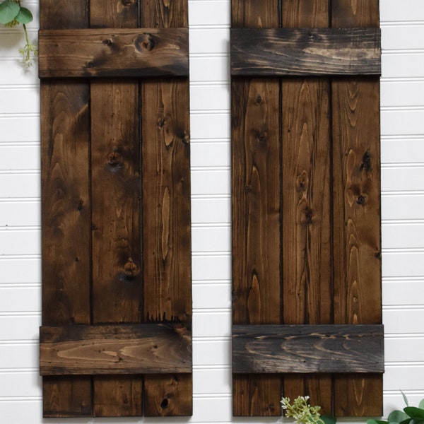 Rustic Shutters - Etsy