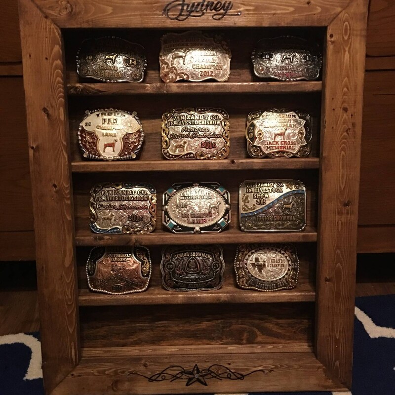 Rodeo Buckle Display - Etsy