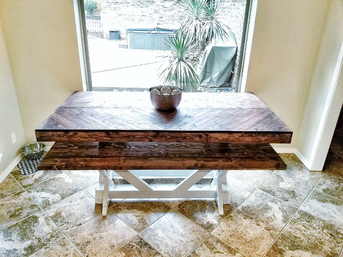 Custom Farmhouse Tables and Benches | Etsy