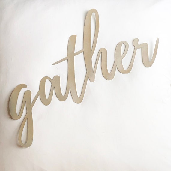 Metal Words Wall Art Custom - Wall Design Ideas