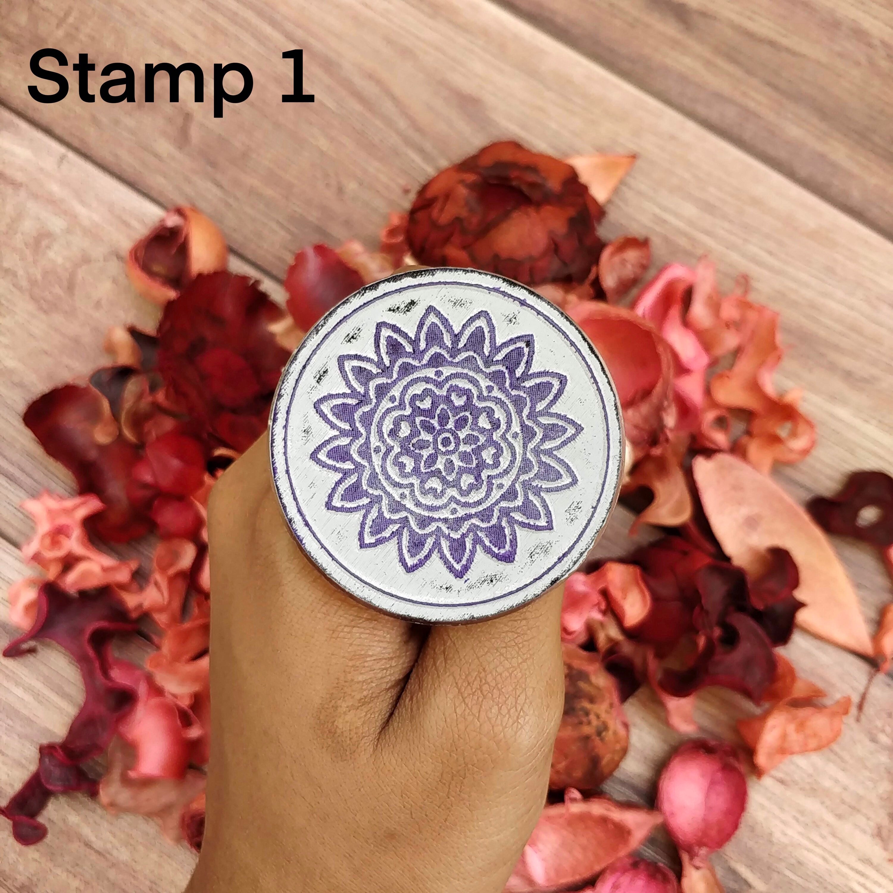 Mandala Stamp 3 Different Designs Available | Etsy
