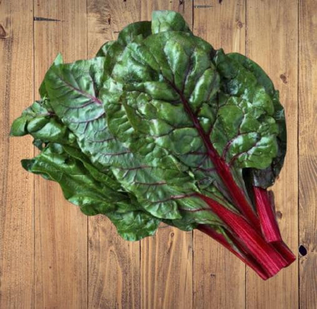Non GMO Heirloom Ruby Red Swiss Chard - Etsy