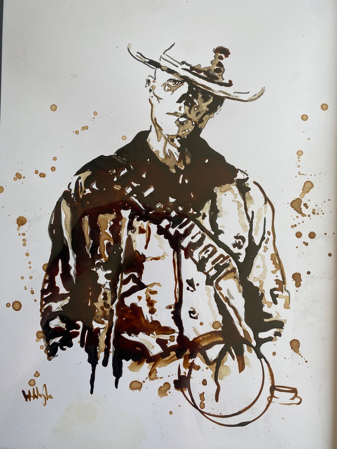 The Ghoul Coffee Art Painting Fallout Man Cave Artwork ...