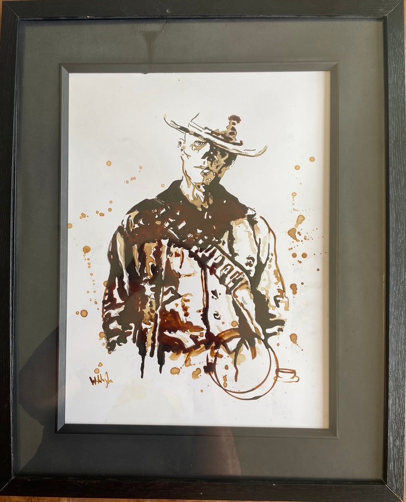The Ghoul Coffee Art Painting Fallout Man Cave Artwork ...